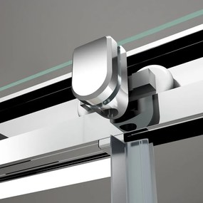 Polysan Polysan, EASY polokruhová sprchová zástěna 900x900mm, čiré sklo, EL4615