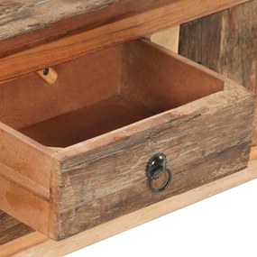 TV stolek 120 x 30 x 40 cm masivní akácie a recyklované dřevo 320380