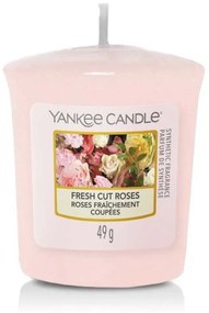Yankee Candle - votivní svíčka Fresh Cut Roses (Čerstvě nařezané růže) 49g
