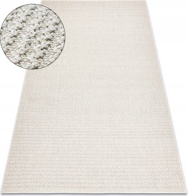 Koberec Plochý Tkaný Jersey Boho krém sisal outdoor 200 x 290 cm