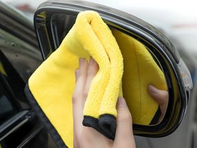 Verk Group Utěrky z mikrovlákna na okna automobilu utěrky z mikrovlákna sada 3 ks
