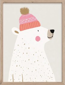 Dětský obrázek 30x40 cm White Bear – Styler