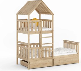Rkids | Patrová postel Villo Bezbarvý lak