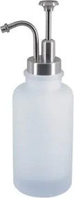 Spirella YOKO dávkovač mýdla bílý / sklo / 280 ml