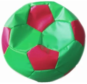 Sedací vak malá zeleno červená fotbalový míč