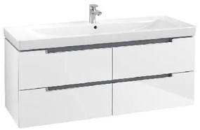 Villeroy & Boch Subway 2.0 - Umyvadlová skříňka, 1287x520x449 mm, matná bílá A69800MS