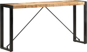 Konzolový stolek 150 x 35 x 76 cm masivní mangovníkové dřevo 285948