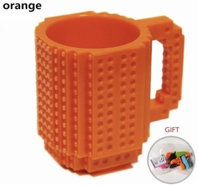 Stavebnicový hrnek LEGO Barevná varianta: Oranžová