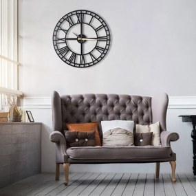 Dekorativní nástěnné hodiny Reedo 50 cm černé
