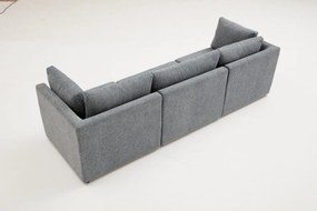 Atelier del Sofa 3-místná pohovka Mottona 3-Seat Sofa - Grey, Šedá