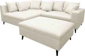XXXLutz ROHOVÁ SEDAČKA, textil, světle šedá MID.YOU - Sedací soupravy - 001628000309