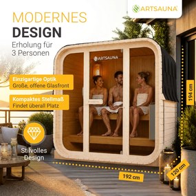 Artsauna Venkovní sauna Cube Fjora M