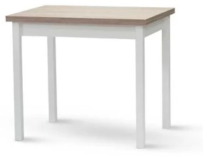 Stima Rozkládací jídelní stůl TWIN extend | Výška stolu: 77,Odstín: dub halifax přírodní-bílá