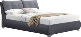 Čalouněná postel BETH 200x160 cm - šedá