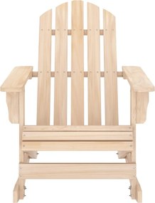 Zahradní houpací křeslo Adirondack masivní jedlové dřevo 315882
