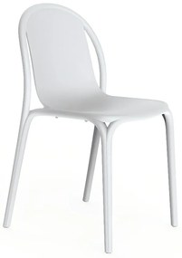OnaDnes -20% VONDOM Bílá plastová jídelní židle BROOKLYN