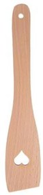 Morex Dřevěná obracečka rovná SRDCE O0120