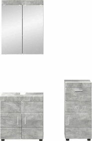 Sada koupelnového nábytku TULUM 3 ks Betonově šedá 3398027