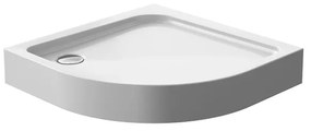 Polimat Kompaktní čtvrtkruhová akrylátová sprchová vanička Pako 1 80x80 (90x90) Barva: Bílá, Rozměry (cm): 80x80