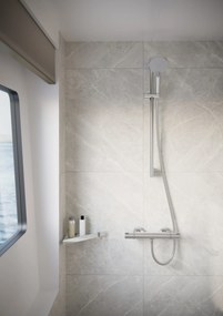 Hansgrohe AddStoris, košík do rohu, chromová, HAN-41741000