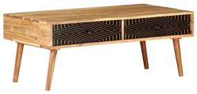 Konferenční stolek 100 x 50 x 39 cm masivní akáciové dřevo
