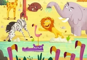 Ravensburger Puzzle  Play Dobrodružství na safari / 2x24 dílků / od 4