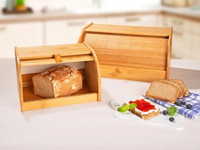 Die moderne Hausfrau Bambusový chlebník s rolovacím víkem, malý