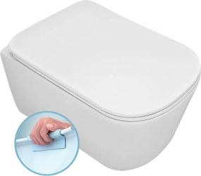 Kerasan Kerasan, TRIBECA závěsná WC mísa, Rimless, 35x54 cm, bílá, 511401