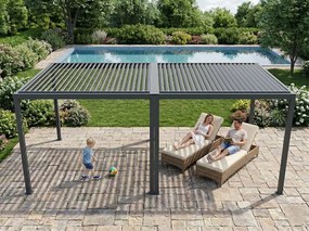 LANIT PLAST, s.r.o. hliníková bioklimatická pergola LANITPLAST PREMIUM 6x3 m LG4953