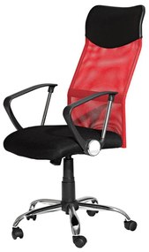 Idea nábytek Kancelářské křeslo PREZIDENT červené K56