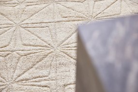 Diamond Carpets India, Ručně vázaný kusový koberec Michelangelo I DESP P105 (2), 140x200, bílá, ložnice