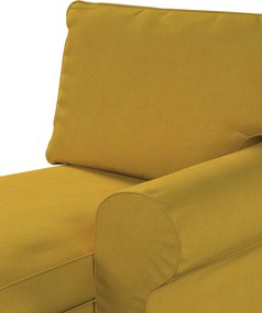 Potah na lenošku Ektorp pravý barva žlutá látka pletený vzor