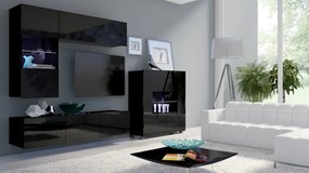 Gibmeble obývací stěna Calibrini 1 barevné provedení černá