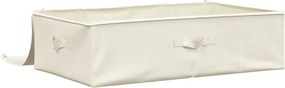 Úložný box textil 70 x 40 x 18 cm krémový 332907