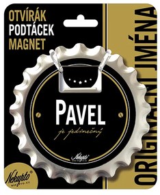 V.I.P. Otvírák na pivo, podtácek se jménem PAVEL V.I.P.