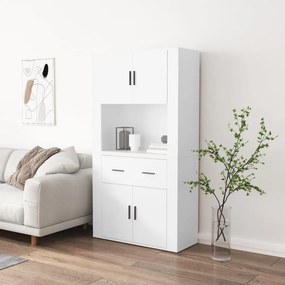 Skříň highboard bílá kompozitní dřevo 3185367
