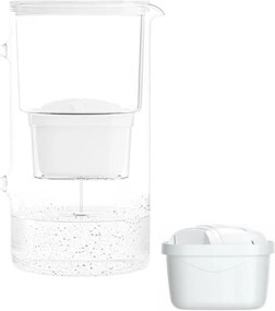 Filtrační konvice wessper skleněná konvice aquamax d2 3,3 l, bílá + 1 filtr
