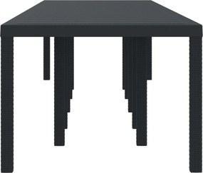Zahradní stůl Antracit 350 x 100 x 74 cm polyratan 3378524