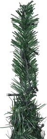 Pop-up umělý vánoční stromek s LED osvětlením zelený 210 cm 321525