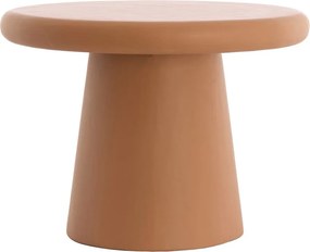 Kulatý konferenční stolek v terakotové barvě ø 60 cm Kulona – Light &amp; Living