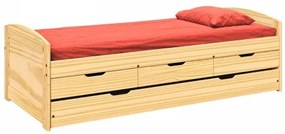 Rozkládací postel 90x200 s roštem a přistýlkou Marinella 8806