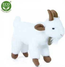 RAPPA Plyšová koza stojící 20 cm / ECO-FRIENDLY / od 0 měsíců