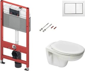 Cenově zvýhodněný závěsný WC set TECE do lehkých stěn / předstěnová montáž+ WC S-Line S-line Pro KMPLSIKOTS