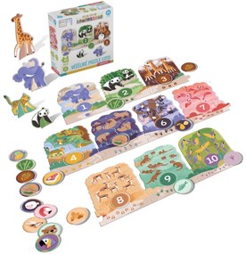 KukiKuk Véééliké puzzle loto Výlet do ZOO