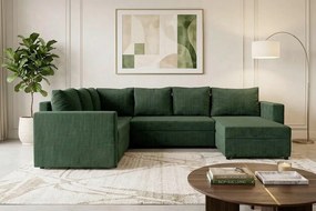 XXXLutz SEDACÍ SOUPRAVA, textil, zelená P & B - Sedací soupravy - 001574008402