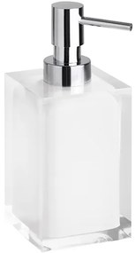 Bemeta Design VISTA: Dávkovač mýdla na postavení, 250 ml, bílý -