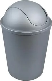 MSV AKO výklopný koš 5.5 L stříbrný / plast