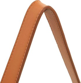 Nástěnné zrcadlo s popruhem 40 cm zlaté 320361