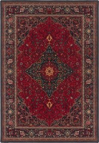 Kusový koberec vlněný Dywilan Superior Super Piena Rubin červený Rozměr: 170x235 cm