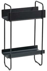 Černý kovový konzolový stolek 24x48 cm A-Console – Zone